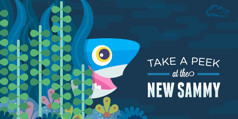 Sammy The Shark Gets A Birthday Makeover From Simon Oxley | DigitalOcean